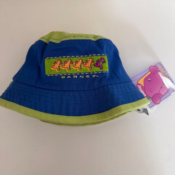 Barney | Accessories | Vintage Barney Blue Bucket Sun Hat The Lyons ...